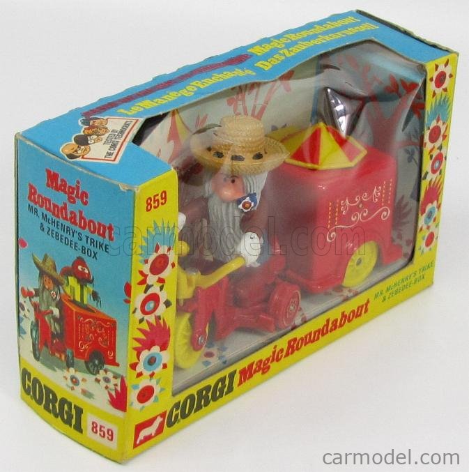 CORGI 859 Escala 1/43 | M. ROUNDABOUT MAGIC ROUNDABOUT MC HENRY'S TRIKE RED