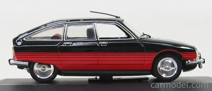 UNIVERSAL HOBBIES UH1648 Scale 1/43 | CITROEN GS BASALTE 1978 BLACK RED