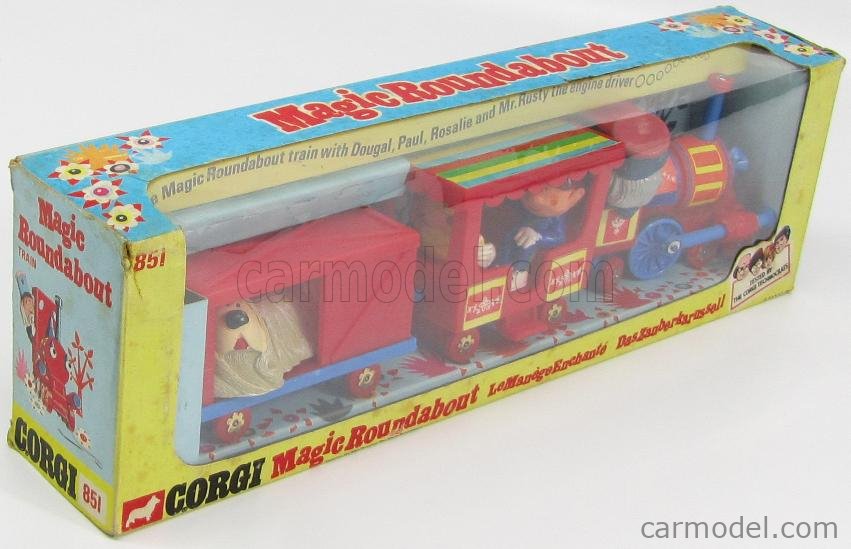 CORGI 851 Scale 1/43 | M. ROUNDABOUT MAGIC ROUNDABOUT TRAIN RED