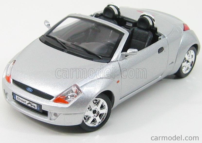 BURAGO 18-22014 Scale 1/24 | FORD ENGLAND STREETKA SPIDER 2003 SILVER
