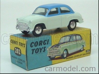 CORGI 202 Scale 1/43 | MORRIS COWLEY SALOON IVORY BLUE