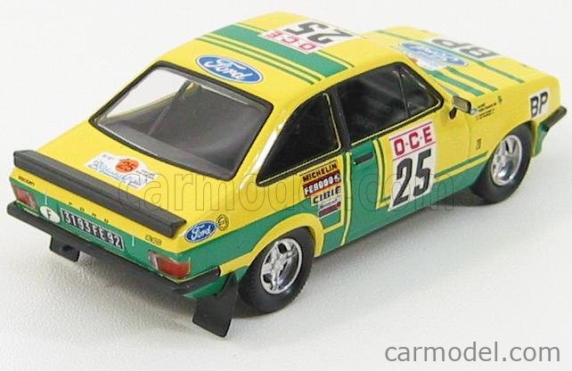 TROFEU TR1808 Scale 1/43 | FORD ENGLAND ESCORT RS2000 N 25 WINNER RALLY ...