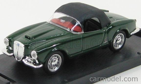 BRUMM R134 Masstab: 1/43 | LANCIA AURELIA B24 SPIDER CLOSED AMERICA 1956 DARK GREEN