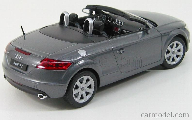 WELLY 18016GR Echelle 1/18 | AUDI TT SPIDER ROADSTER 2007 GREY MET