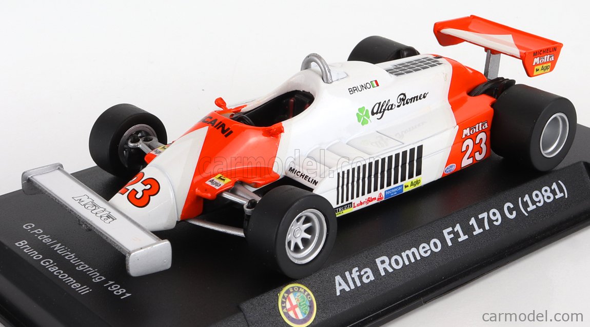EDICOLA ALFAC015 Scale 1/43 | ALFA ROMEO F1 179C N 23 NURBURGRING 1981 ...
