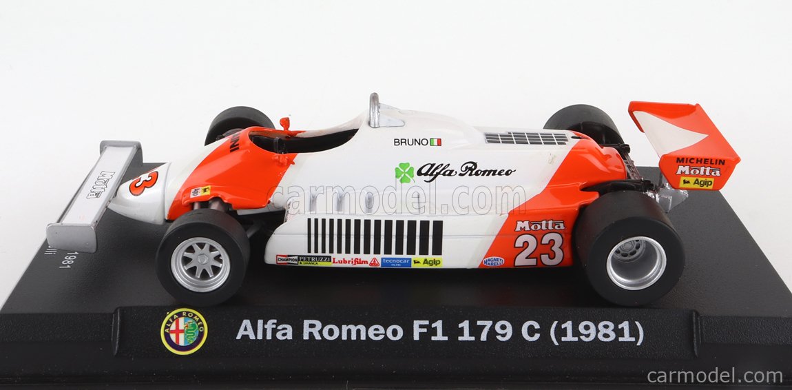 EDICOLA ALFAC015 Scale 1/43 | ALFA ROMEO F1 179C N 23 NURBURGRING 1981 ...