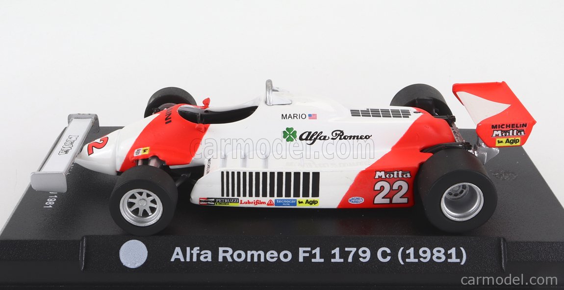 EDICOLA ALFAC069 Scale 1/43 | ALFA ROMEO F1 179C N 22 NURBURGRING 1981 ...