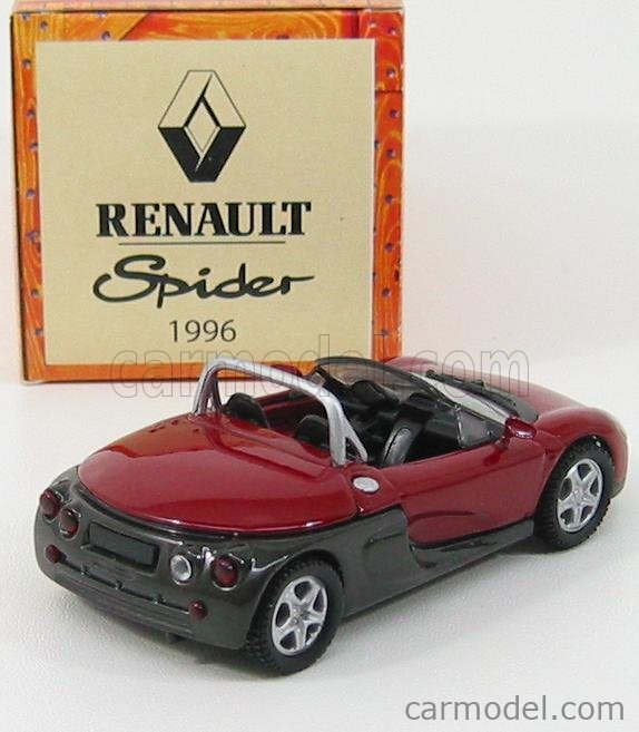 NOREV 409674M Scale 1/43 | RENAULT SPIDER 1996 BORDEAUX DARK GREY