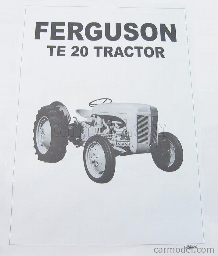 SCHUCO 00106KIT Scale 1/18 | FERGUSON TE20 TRACTOR (KIT) GREY