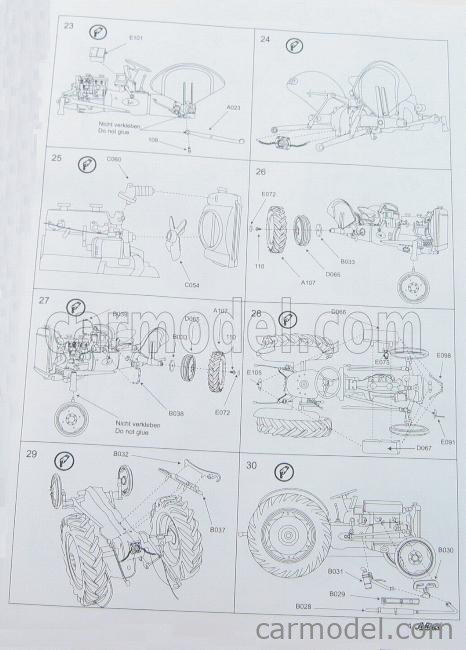 SCHUCO 00106KIT Scale 1/18 | FERGUSON TE20 TRACTOR (KIT) GREY