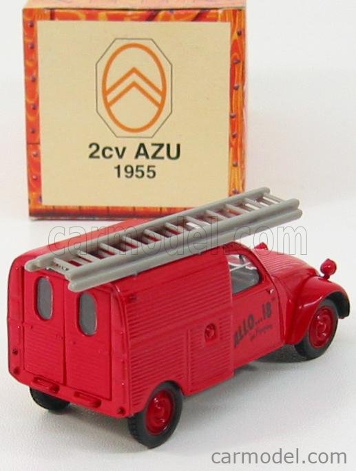 NOREV 409598A Scale 1/43 | CITROEN 2CV AZU VAN LES POMPIERS - FIRE ...