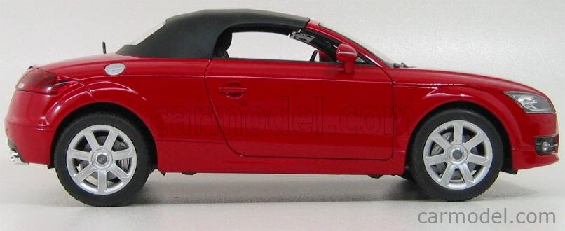 WELLY WE18016H Масштаб 1/18 | AUDI TT SPIDER ROADSTER SOFT TOP 2007 RED