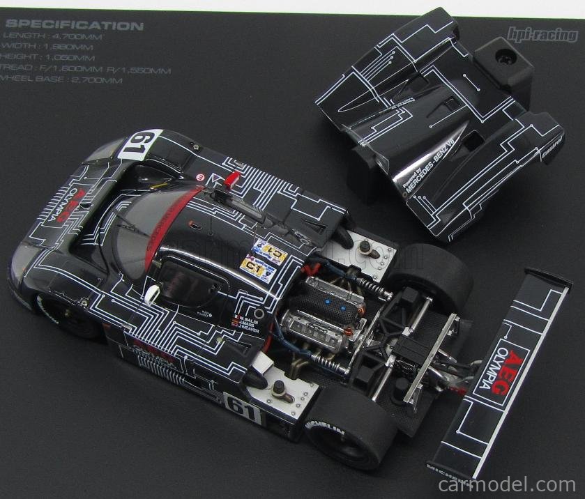HPI-RACING HPI8064 Escala 1/43 | MERCEDES BENZ SAUBER C9 N 61 LE MANS ...
