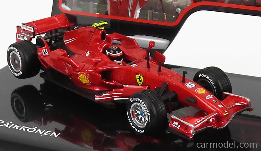 MATTEL HOT WHEELS L6239 Scale 1/43 | FERRARI SET 2X F1 F2007 N 5 F.MASSA - N 6 KIMI RAIKKONEN ...