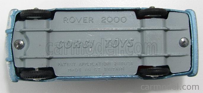 CORGI 252 Scale 1/43 | ROVER 2000 LIGHT BLUE MET