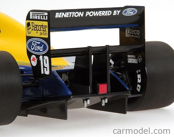 MINICHAMPS 100910019 Scale 1/18 | BENETTON F1 FORD B190B N 19 SEASON ...