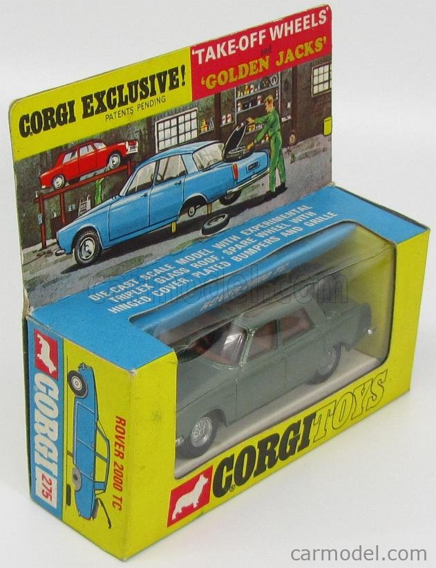 CORGI 275 Scale 1/43 | ROVER 2000 TC GREEN MET