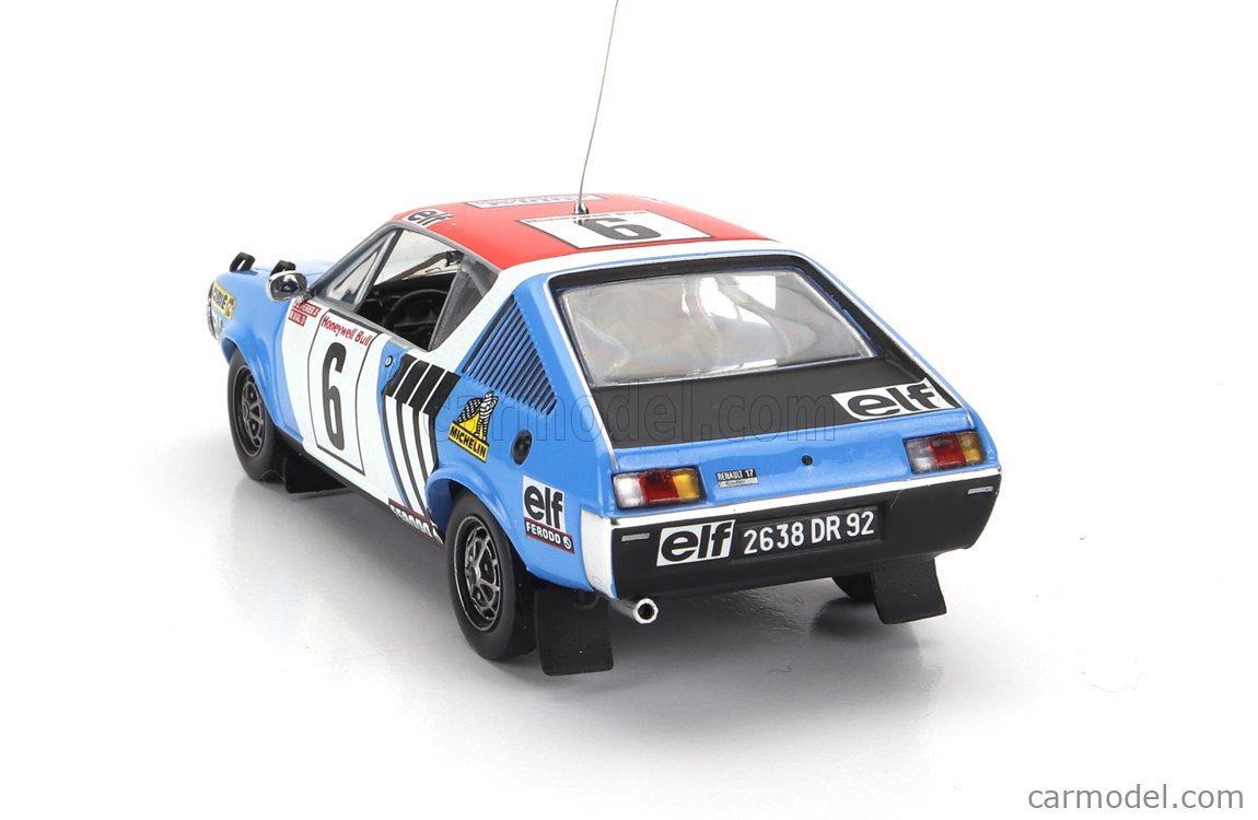 IXO-MODELS RAC135 Scale 1/43 | RENAULT R17 GORDINI (night version) N 6 ...