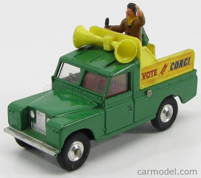 CORGI 472 Escala 1/43 | LAND ROVER LAND - PUBLIC ADDRESS VEHICLE - VOTE ...