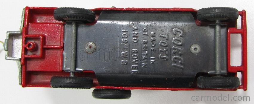 CORGI 417 Scala 1/43 | LAND ROVER LAND BREAKDOWN TRUCK RED YELLOW