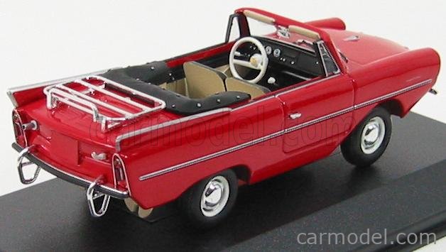 MINICHAMPS 400097030 Scale 1/43 | AMPHICAR CABRIOLET ANFIBIO 1965 RED