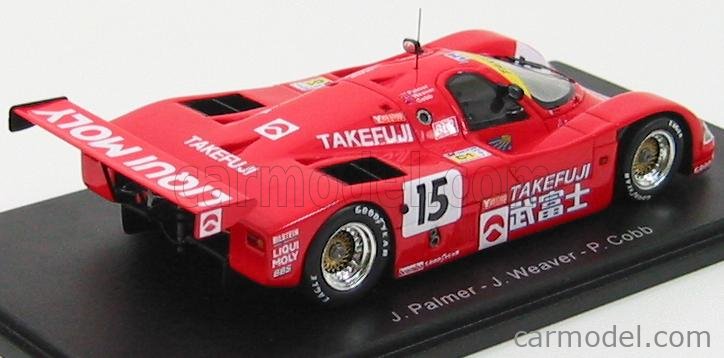 SPARK-MODEL KBS041 Scale 1/43 | PORSCHE 962C TEAM TAKEFUJI N 15 LE MANS 1987 J.PALMER - J.WEAVER ...