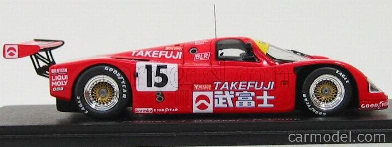 SPARK-MODEL KBS041 Scale 1/43 | PORSCHE 962C TEAM TAKEFUJI N 15 LE MANS 1987 J.PALMER - J.WEAVER ...