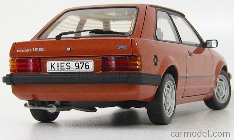 SUN-STAR 04976 Scale 1/18 | FORD ENGLAND ESCORT MKIII GL AZTEC BRONZE MET