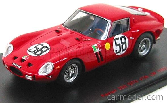 REDLINE RL117 Scala 1/43 | FERRARI 250 GTO 3.0L V12 TEAM SCUDERIA SSS ...