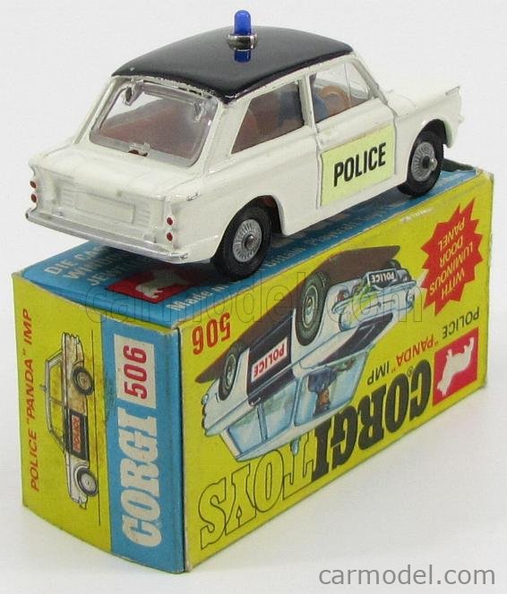 CORGI 506 Escala 1/43 | SUNBEAM IMP PANDA POLICE WHITE BLACK