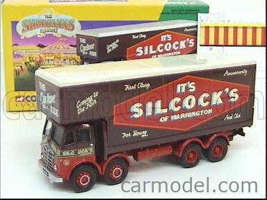 CORGI 12601 Scale 1/43 | THE SHOWMANS FODEN CLOSED POLE TRUCK BROWN RED