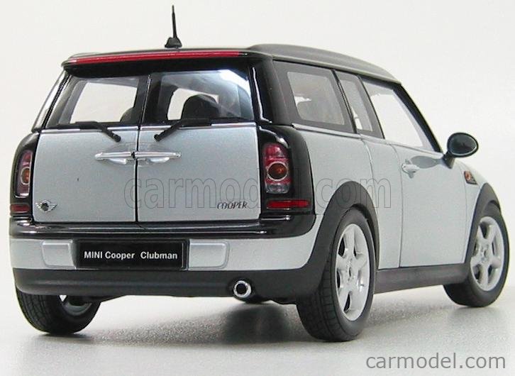 KYOSHO 08745S Scale 1/18 | MINI COOPER CLUBMAN 2007 SILVER BLACK
