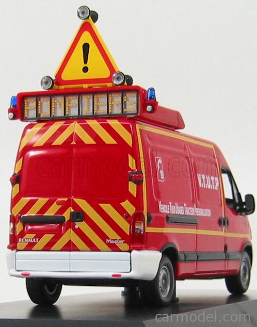 NOREV 518756 Echelle 1/43 | RENAULT MASTER FIRE ENGINE VTUTP 2007 RED