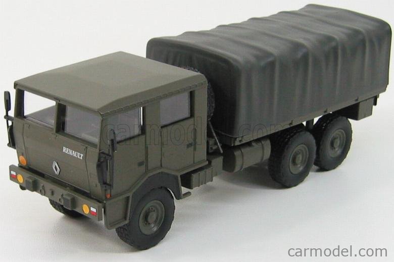NOREV 980001 Scale 1/43 | RENAULT TRM 10000 BACHE TRUCK 1984 MILITARY GREEN