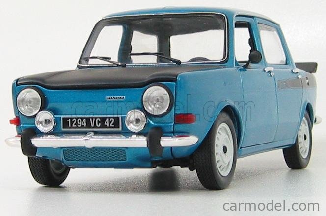 NOREV 185698 Scale 1/18 | SIMCA 1000 RALLY 2 BLUE MET BLACK