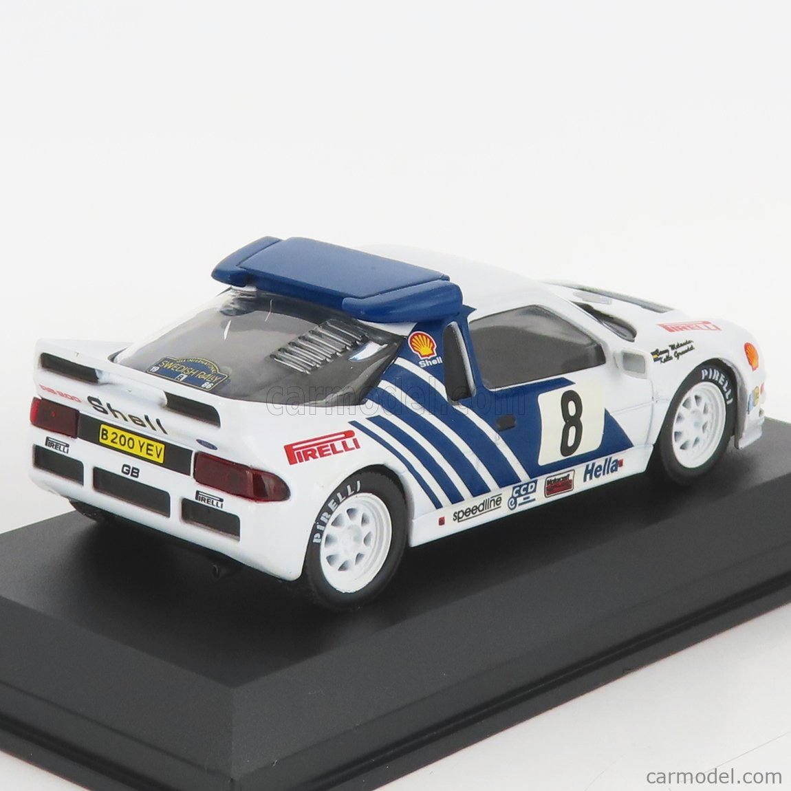 EDICOLA RCOL041 Scale 1/43 | FORD ENGLAND RS200 N 8 3rd RALLY SWEDEN ...