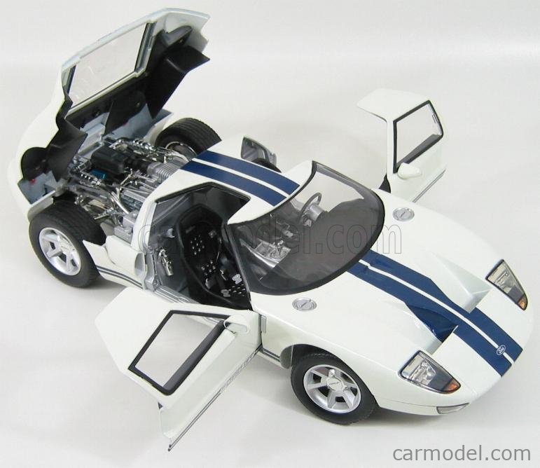 MOTOR-MAX 73001W Scale 1/12 | FORD USA GT 2004 WHITE