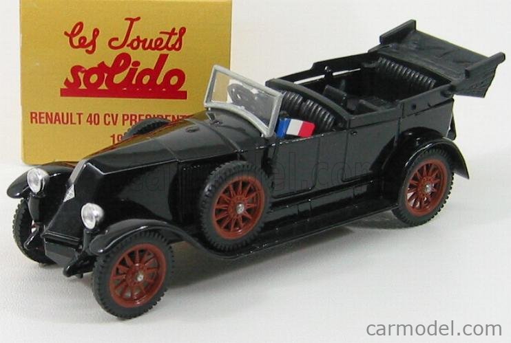 SOLIDO REEDITION AF0176 Масштаб 1/43 | RENAULT 40CV PRESIDENTIELLE 1923 ...