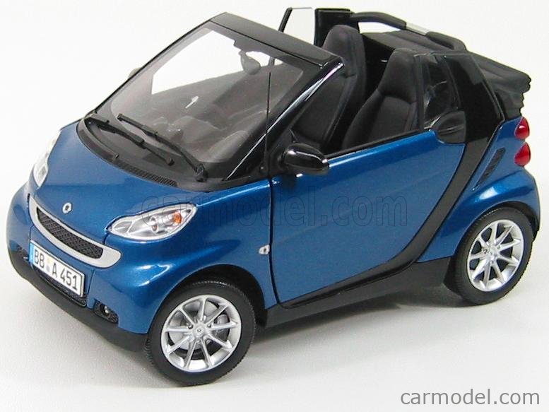 MINICHAMPS 150036330 Scale 1/18 | SMART CABRIOLET 2007 BLUE