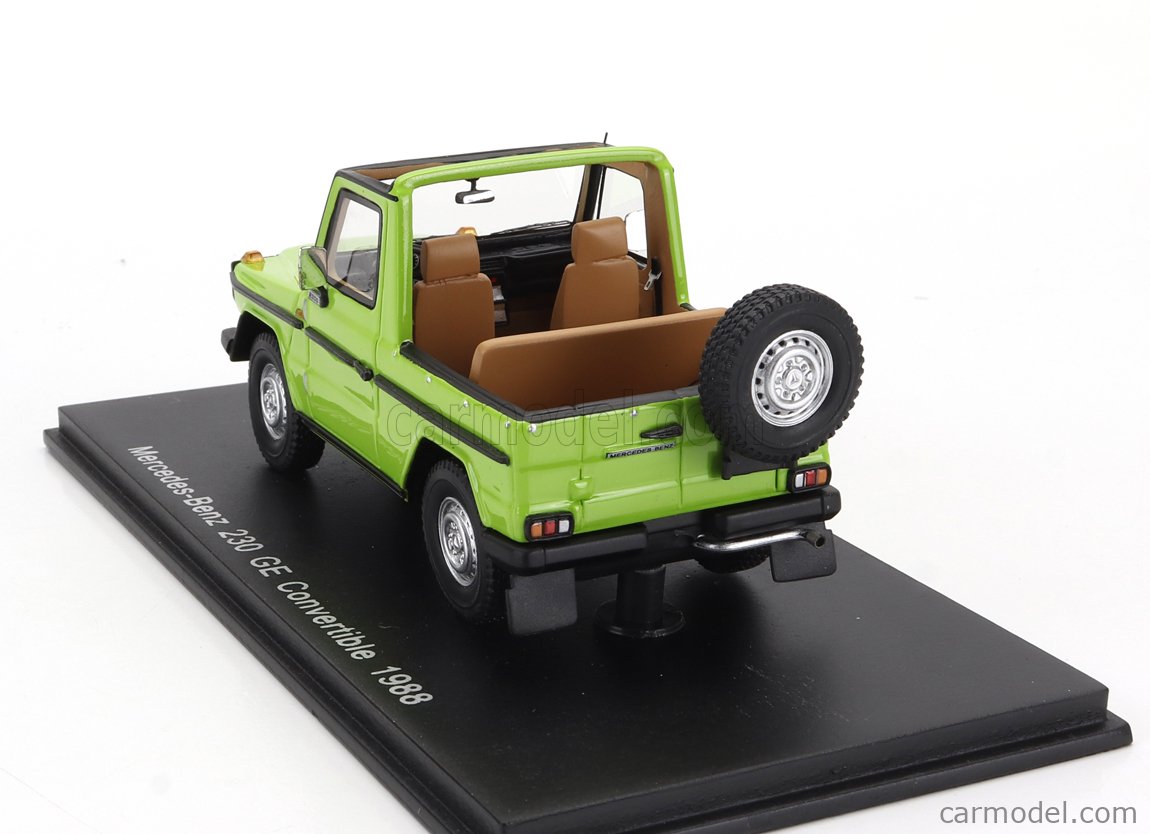 SPARK-MODEL S1008 Scale 1/43 | MERCEDES BENZ G-CLASS 230 GE CABRIOLET ...