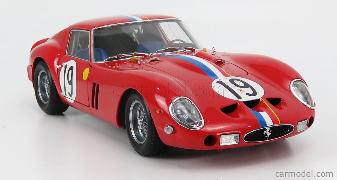 KYOSHO 08432A Scala 1/18 | FERRARI 250 GTO N 19 2nd 24h LE MANS 1962 ...