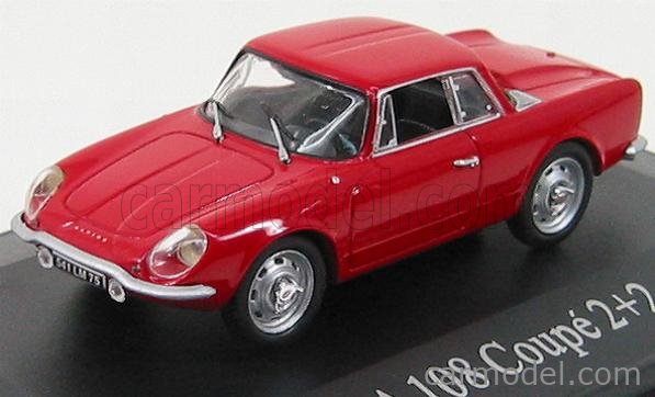 UNIVERSAL HOBBIES UH5065 Scale 1/43 | ALPINE A108 COUPE 2+2 1961 RED