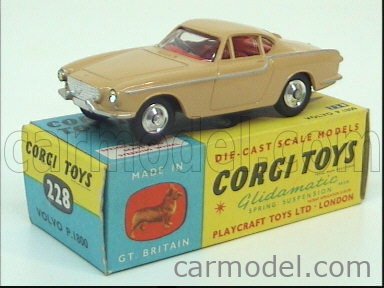 CORGI 228 Scale 1/43 | VOLVO P 1800 TAN