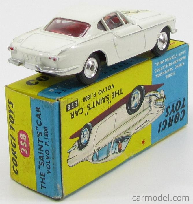 CORGI 258 Scale 1/43 | VOLVO P 1800 THE SAINT'S CAR WHITE