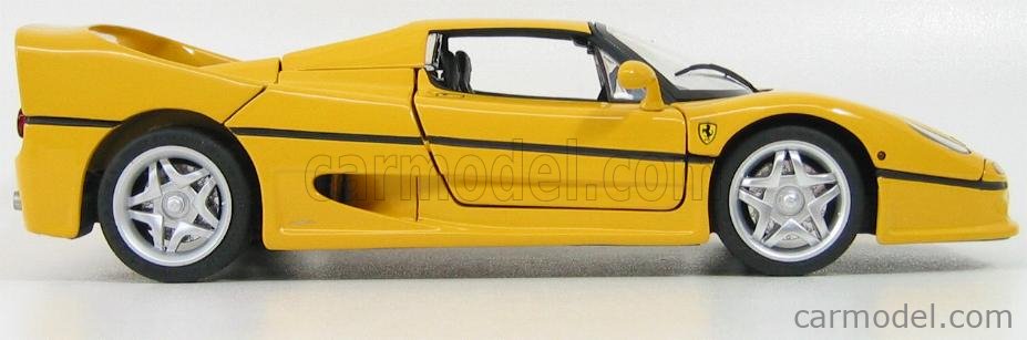 MATTEL HOT WHEELS J2930 Scale 1/18 | FERRARI F50 1995 YELLOW