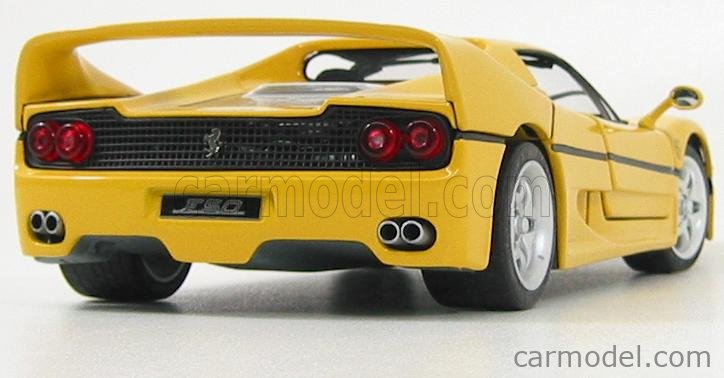 MATTEL HOT WHEELS J2930 Scale 1/18 | FERRARI F50 1995 YELLOW