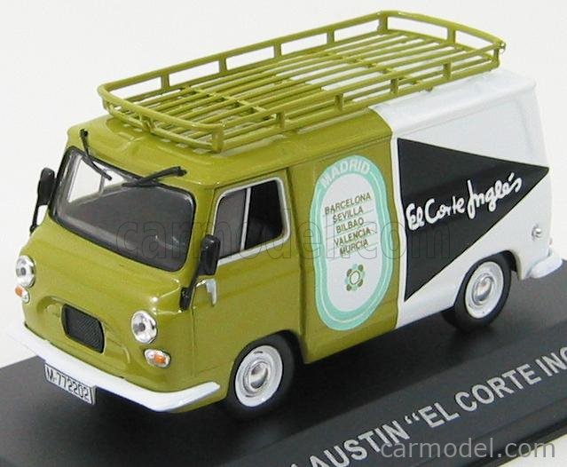 EDICOLA / Scala 1/43 | AUSTIN SAVA J4 VAN - EL CORTE INGLES GREEN WHITE