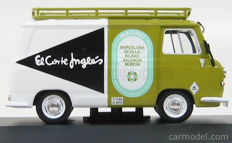 EDICOLA / Scala 1/43 | AUSTIN SAVA J4 VAN - EL CORTE INGLES GREEN WHITE