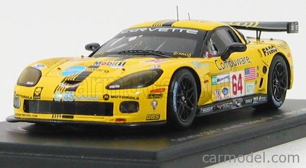 SPARK-MODEL S1487 Масштаб 1/43 | CHEVROLET CORVETTE C6-R N 64 24h LE ...