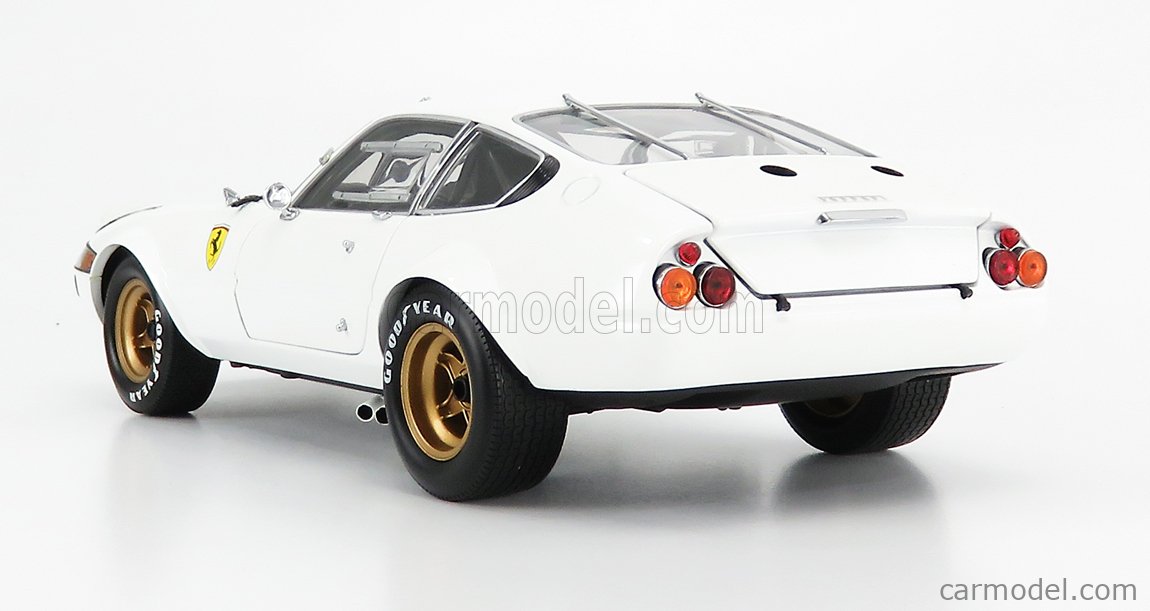 KYOSHO 08163W Scale 1/18 | FERRARI 365 GTB4 COMPETIZIONE 1971 WHITE